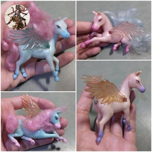Jual Mattel Ori Barbie Horse Kuda Pegasus mini figure set 4 - Kota ...
