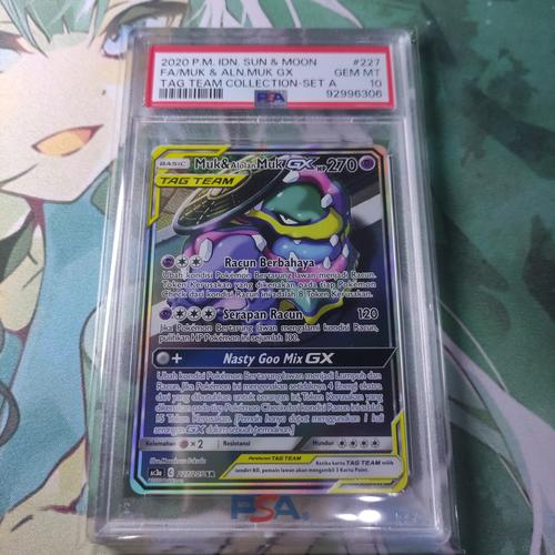 Jual Kartu Pokemon ID Indonesia SM AC3a Muk & Alolan Muk GX SR AA PSA 10 - Jakarta Barat - MG ...