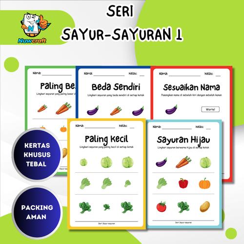 Promo Nuwcraft - Worksheet - Seri Sayur-sayuran 1 - Activity Worksheet ...