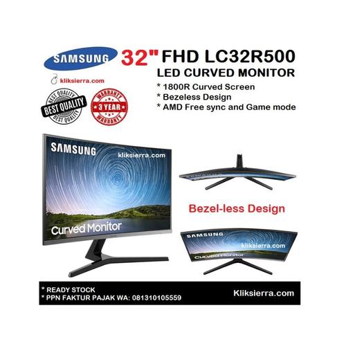 Jual SAMSUNG 32" inch LC32R500FDE FHD LED Curved Monitor LC32R500 ...
