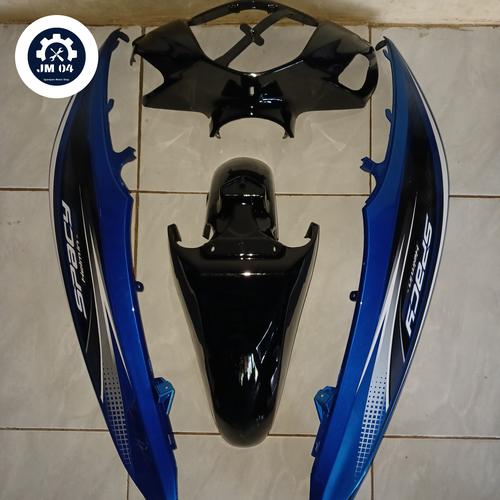 Jual Cover body halus motor honda spacy+striping warna biru - Kab ...