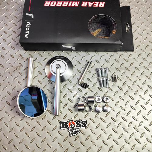 Jual Spion CNC Replika Rizoma Class Highsider Silver Universal Vespa ...