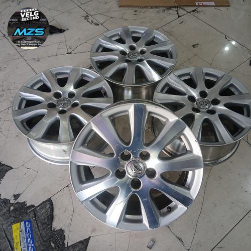Jual Velg original camry ring 17 lebar 7 pcd 5x114 et 45 silver polis ...