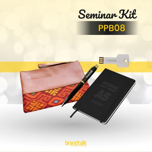 Jual Seminar kit premium isi custom pouch, Notebook Karet, Pulpen besi ...