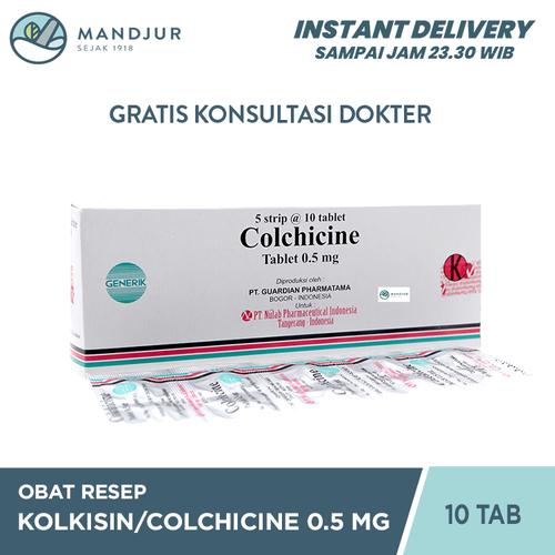 Jual Kolkisin / Colchicine 0.5 mg 10 Tablet / Obat Asam Urat - Jakarta ...