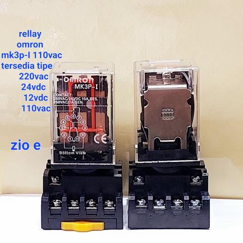 Promo relay mk3p-I 110vac omron 11kaki 10a relay mk3p-i 110vac ...