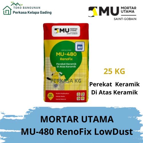 Jual Mortar Utama MU-480 RenoFix LowDust Perekat Keramik di Atas ...