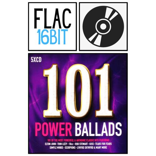 Jual Flac CD Kompilasi - 101 Power Ballads - 5CD Box Set (2017) - Kota ...