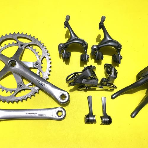 Jual Groupset Shimano 600 Tricolor 6400 Ultegra Viroke Vintage Road ...
