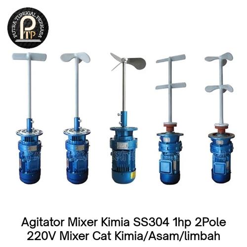 Jual Agitator Mixer Kimia SS304 1hp 2Pole 220V Mixer Cat Kimia/Asam ...