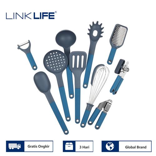 Jual LINKLIFE Set Alat Masak Silikon Berkualitas Tinggi - sendok pendek ...