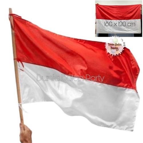Jual [ 180 x 120cm ] Bendera Merah Putih / Bendera Indonesia / Bendera ...