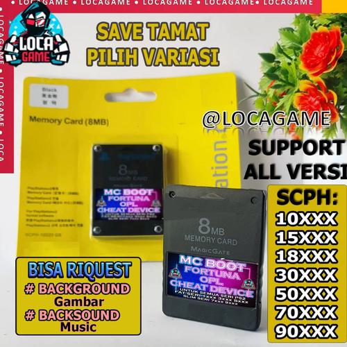 Jual Memory Card PS2 Free MCboot | MULTI | Fortuna |Cheat Device | OPL | HDLoader | UlaunchElf ...