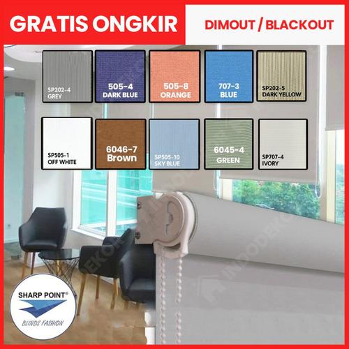 Jual Roller Blind Dimout 80% Blok Cahaya - ChainSTD - Rollblind Blinds ...