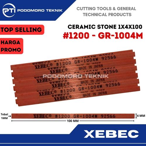 Jual Xebec #1200 GR-1004M 1x4x100 mm Ceramic Fiber Stone Xebec GR 1004M Grit 1200 Japan - Kab ...