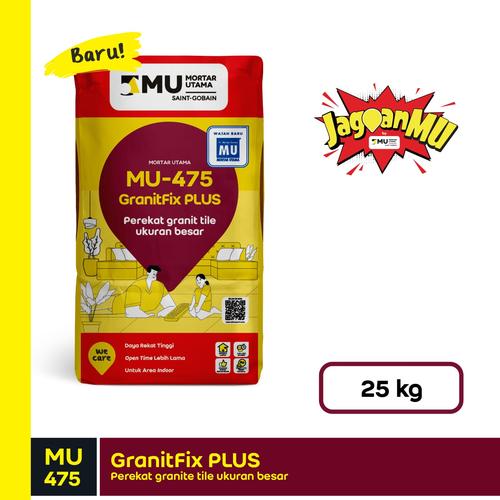 Jual Mortar Utama MU-475 GranitFix PLUS Perekat GraniteTile 25Kg - 1 ...