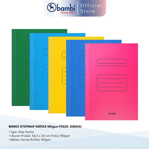 Promo Bindex Stop Map / stopmap Kertas Folio - F4 - Biru Muda - Kota ...