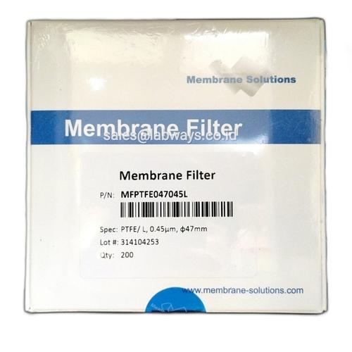 Jual Hydrophilic PTFE Membrane Filter Pore 0.45 Diameter 47mm - Kab ...