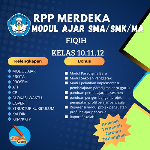 Jual MODUL AJAR FIQIH SMA/MA KURIKULUM MERDEKA LENGKAP - KELAS 10 - Kab. Lombok Timur - Sahabat ...