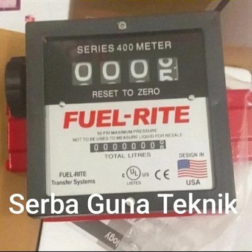 Jual Flow Meter Fuel Rite 1,5" inch 4 Digit Seriel 400 Meter - Jakarta ...