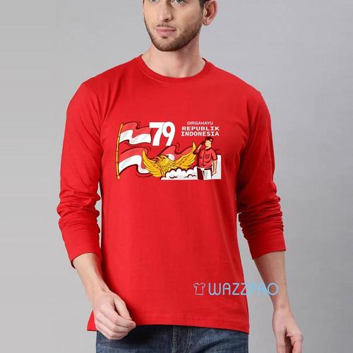 Jual Kaos HUT RI 79 Tahun 2024 Terbaru Kemerdekaan 17 Agustus Dewasa ...