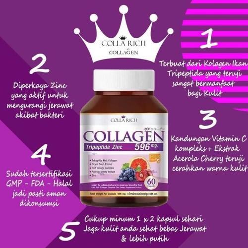Jual [ready] COLLAGEN COLLA RICH VITAMIN UNTUK KECATIKAN KULIT - 60 ...