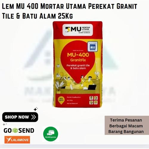 Jual Lem MU 400 Mortar Utama Perekat Granit Tile & Batu Alam 25Kg ...