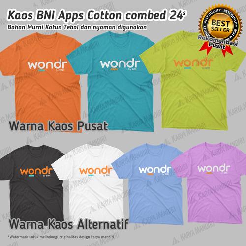 Promo Kaos Wondr BNI Kaos Official Seragam Jumat Bank BNI - Lime, XL ...