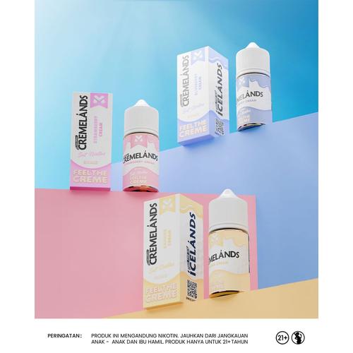 Jual Iceland Creamland Series 30Ml 30Mg - Liquid Saltnic Creamy Dingin ...