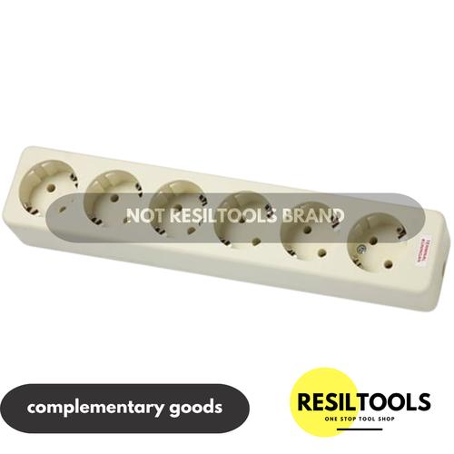 Promo Stop Kontak 6 Lubang Terminal Colokan Listrik Arde Portable ...