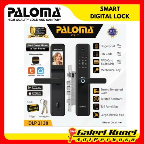 Jual Kunci Elektronik PALOMA DLP 2138 Smart Digital Lock Camera Viewer ...