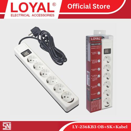 Promo Loyal Stop Kontak Outbow Stopkontak 6 Lubang Colokan Saklar LY 236KB3 - Jakarta Barat ...