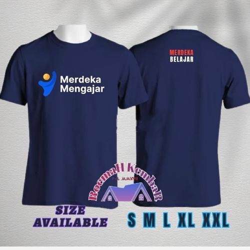Jual KAOS MERDEKA MENGAJAR / KAOS BAJU MERDEKA BELAJAR DB/KURIKULUM ...