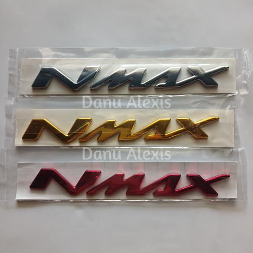Jual Emblem Motor Yamaha Nmax New Logo Chrome Timbul 3D dengan Perekat ...