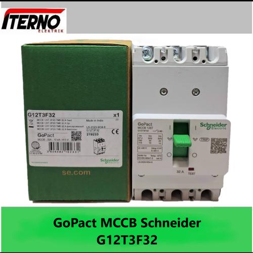 Jual GoPact MCCB 3P 32A G12T3F32 10kA Schneider NFB Fixed Thermal ...