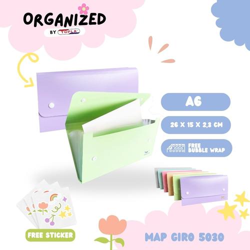 Promo TOPLA Map Giro Expanding 12 Sekat / Map Giro Kancing 2 / Tas ...