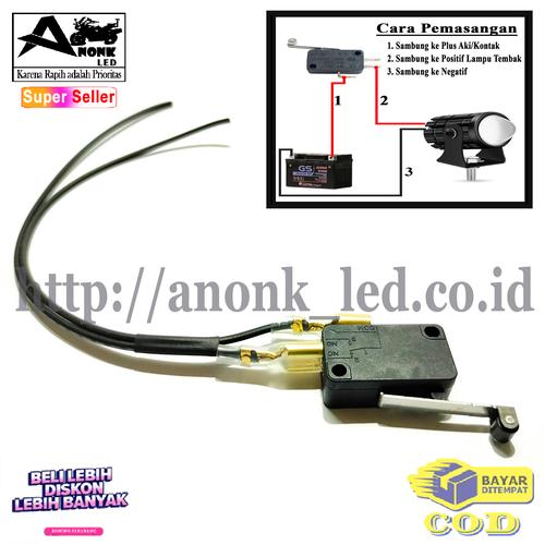 Promo Saklar Tembak Piw piw / Sakelar Lampu Tembak Microswitch roda - Jakarta Selatan - Anonk ...