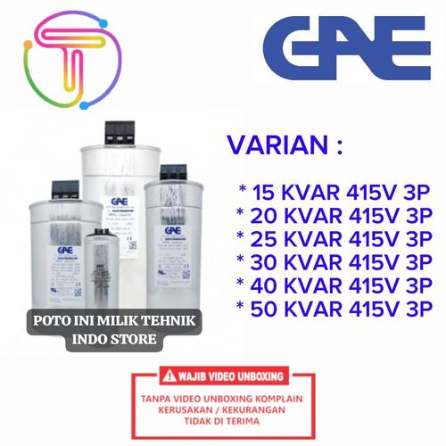 Jual Capasitor GAE 25 Kvar 415V / type MKPG capasitor panel GAE ...