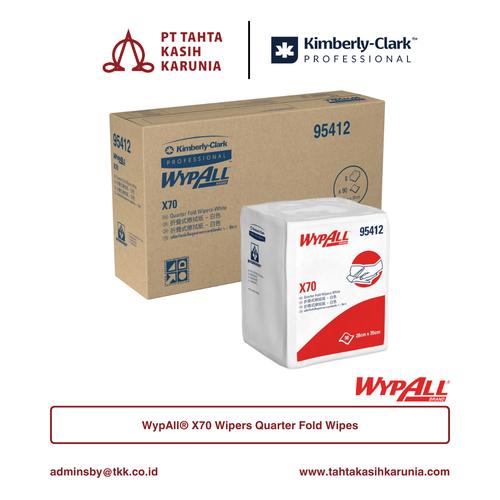 Jual WypAll X70 Wipers 95412 Quarter Fold Wipes (Tisu Lap Serbaguna ...