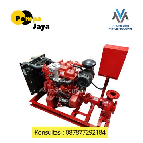 Jual Fire Fighter Pump Pompa Hydrant Elektrik 150x125 FSJA + Panel NFPA ...