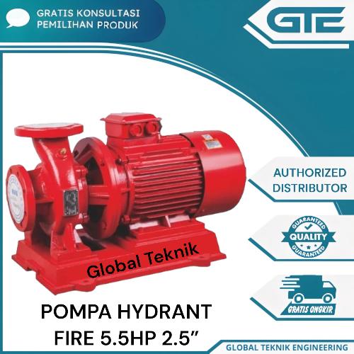 Jual Mesin Pompa Air 5.5Hp Fire Pump 2.5" Hydrant Pompa Pendorong 3 ...