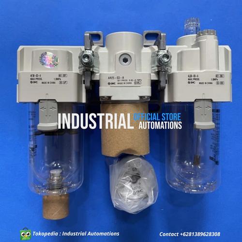 Jual SMC AC25-03G-A Auto Drain (3/8") Air Combination /Filter Regulator ...