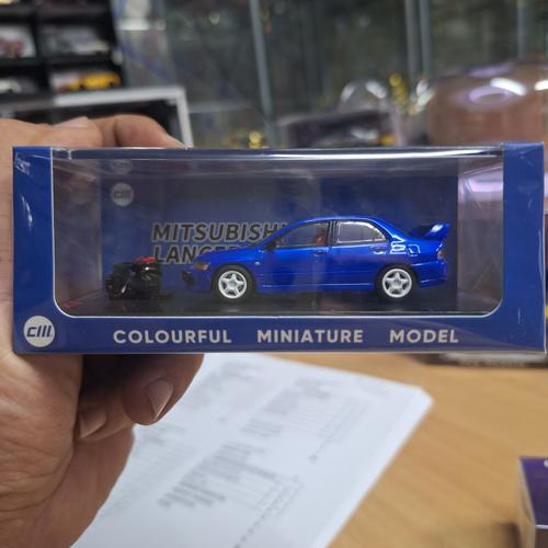Jual CM Model Skala 64 Lancer Evo IX Bayside Blue Extra Engine Display ...