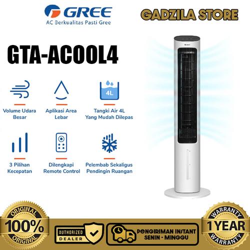 Promo GREE Tower Fan Air Cooler Kipas Angin Pendingin Ruangan Tamu ...