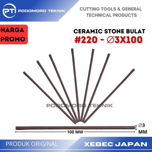 Promo Xebec #220 3x100 mm Ceramic Fiber Stone Round Bulat Xebec ...