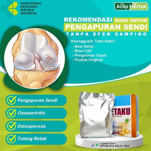 Jual Neww Obat Pengapuran Sendi Osteoartritis Osteoporosis Tulang Retak ...
