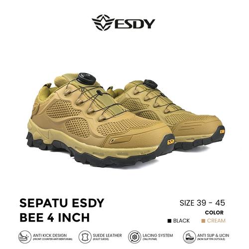 Jual Sepatu Tali Putar/Sepatu Putar Esdy BEE 4inc/Sepatu Hiking outdoor - Hitam, 39 - Jakarta ...