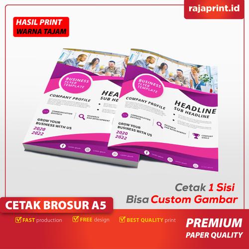 Jual BROSUR / PRINT BROSUR / CETAK BROSUR / PAMFLET PROMOSI UKURAN A5 ...
