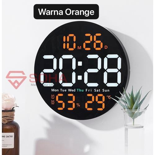 Promo JD-5501 Jam Dinding LED Timer Countdown Digital LED Remote ...
