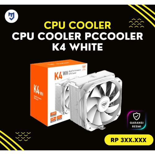 Jual CPU COOLER PCCOOLER K4 WHITE - Kota Semarang - vee_comp. | Tokopedia